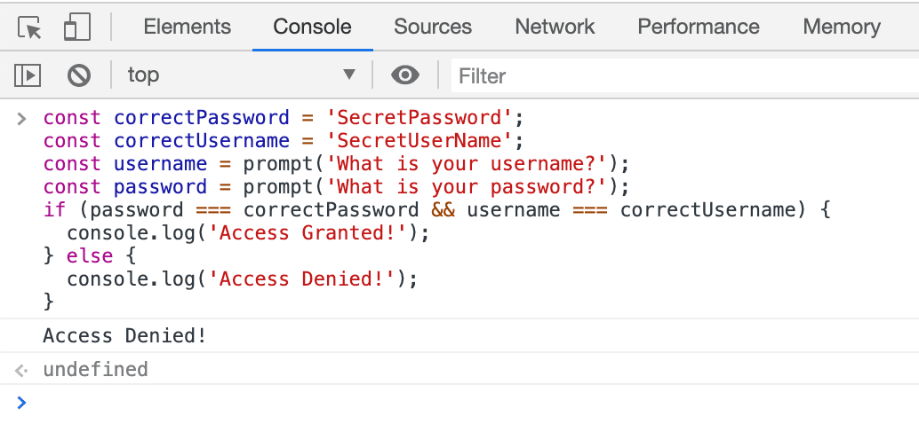 Logical operators - Command Shift