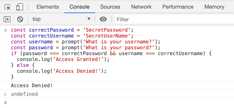 Logical operators - Command Shift