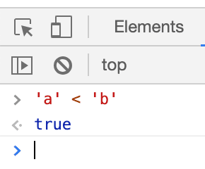 Comparison operators - Command Shift