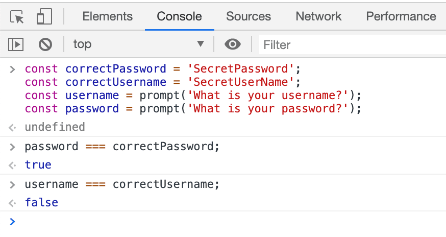 Logical operators - Command Shift